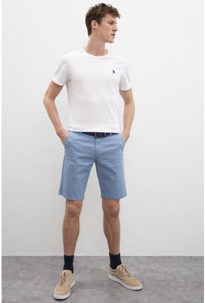 U.S. Polo Assn. Erkek Dokuma Capri Bermuda 50198987-Vr073 U.S. Polo Assn. Erkek Dokuma Capri Bermuda 50198987-Vr073