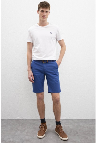 U.S. Polo Assn. Erkek Dokuma Capri Bermuda 50198987-Vr028 U.S. Polo Assn. Erkek Dokuma Capri Bermuda 50198987-Vr028
