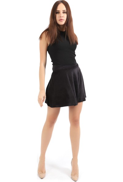 Sense Kadın Kiloş Fitilli Kadife Etek Etk32423 Sense Kadın Kiloş Fitilli Kadife Etek Etk32423