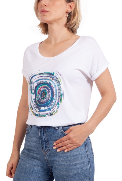 Biggdesign Nazar Beyaz T-Shirt