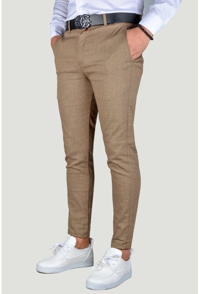 Terapi Men Erkek Keten Pantolon 9Y-2200203-015 Kahverengi Terapi Men Erkek Keten Pantolon 9Y-2200203-015 Kahverengi