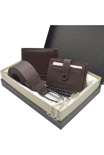 Karlino Erkek Seti - Karlino Kemer - Cüzdan - Kredi Kartlık ve Tesbih Karlino Erkek Seti - Karlino Kemer - Cüzdan - Kredi Kartlık ve Tesbih