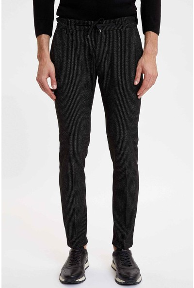 DeFacto Çizgili Bağcıklı Jogger Pantolon M7502AZ19WN