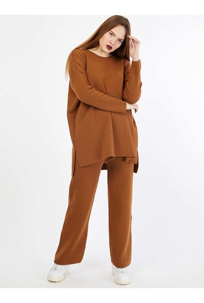 İlmek Triko Triko Takım Taba