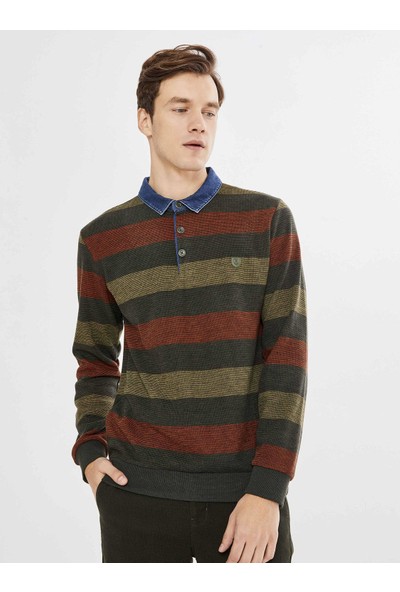 Xint Erkek MCL Polo Yaka Sweatshirt Xint Erkek MCL Polo Yaka Sweatshirt