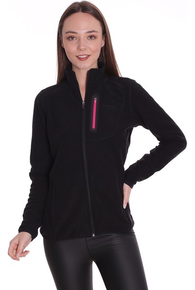 Lumberjack Kadın Fermuarlı Polar Hırka Nordic 9W Siyah 29W42NORDIC9W