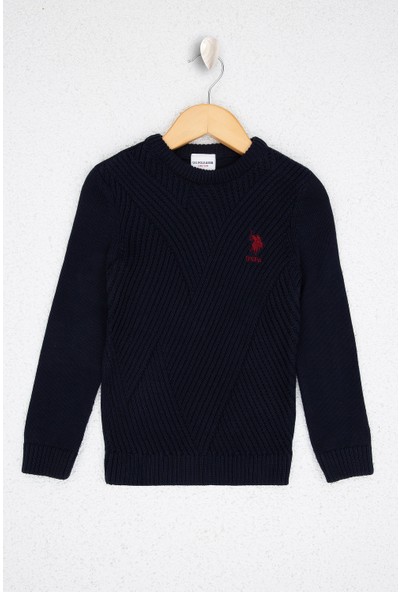 U.S. Polo Assn. Erkek Çocuk Erkek Çocuk Triko Kazak 50206128-VR033