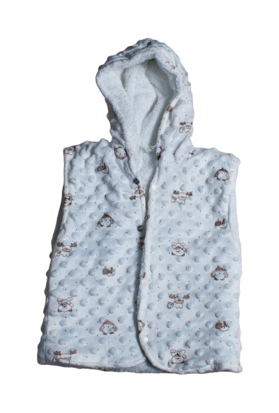 Bestrading Kabarık Yelek Ekru 12 Ay