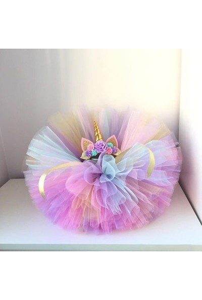 BBA 3'lü Hello Kitty Tütü Etek Kostüm Set 2 Yaş