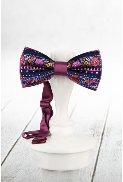 Kravatkolik Lacivert İpek Papyon SB131