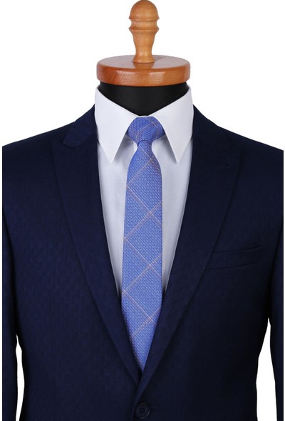 Kravatkolik Mavi Yün Kravat SK7172