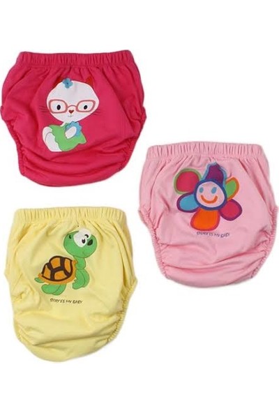 Damra Bebe 3 Adet Kız Çocuk Alıştırma Külotu Damra Bebe 3 Adet Kız Çocuk Alıştırma Külotu