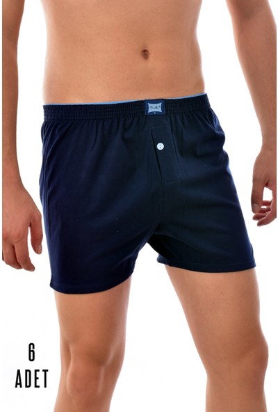 Tutku 6 Adet Tutku Pamuklu Düğmeli Erkek Boxer Lacivert 0117 Tutku 6 Adet Tutku Pamuklu Düğmeli Erkek Boxer Lacivert 0117