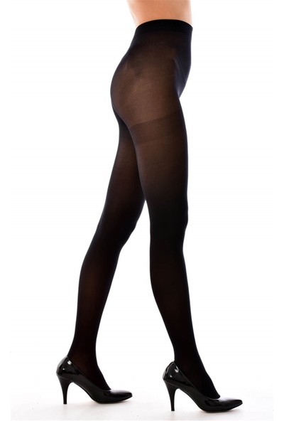 Penti Mikro 40 Den Orta Kalın Mat Külotlu Çorap Siyah