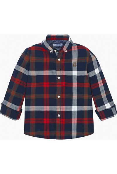 Mayoral Erkek Uzun Kol Slimfit Gömlek Rojo 4122
