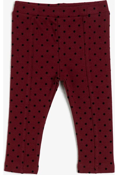 Koton Kız Bebek Puantiyeli Tayt