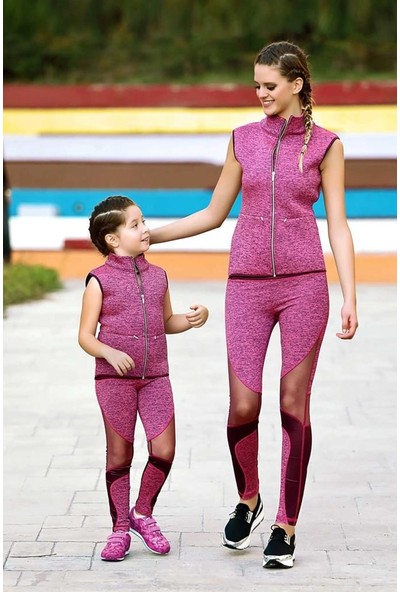 Gallipoli Kız Çocuk Atlet Hırka Tayt Üçlü Takım Mgp19634