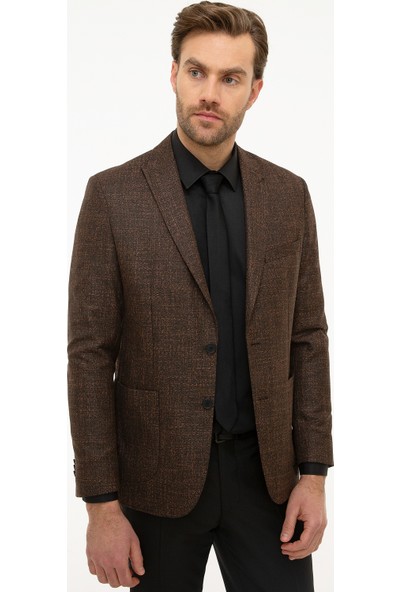 Pierre Cardin Kırmızı Slim Fit Ceket 50225992-VR031 Pierre Cardin Kırmızı Slim Fit Ceket 50225992-VR031