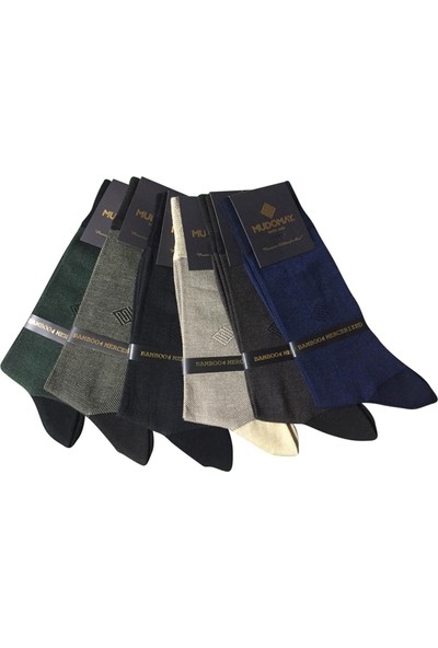 Mudomay 6'Lı Bambu Merserize Exlusive Erkek Çorap Mudomay 6'Lı Bambu Merserize Exlusive Erkek Çorap