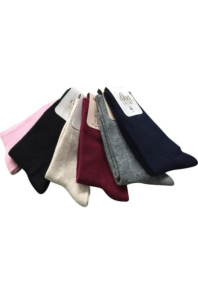 Diba Kışlık Lambswool Kadın Yün Çorap