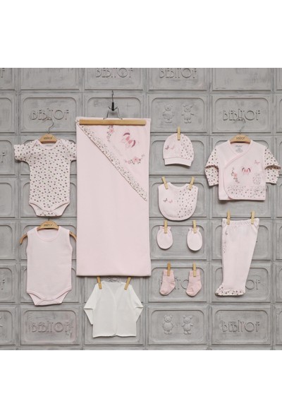 Bebitof Kız Bebek Yenidoğan Kelebekli 10'lu Hastane Çıkışı