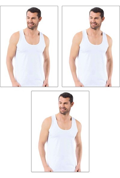 Özkan 3'lü Paket Erkek Ribana Atlet 0113