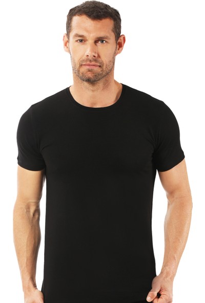 Özkan Erkek Ribana Kapalı Yaka Yarım Kol Fanila 0116