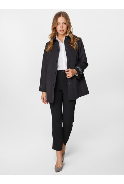 Faik Sönmez Nakış Detaylı Trençkot 60610