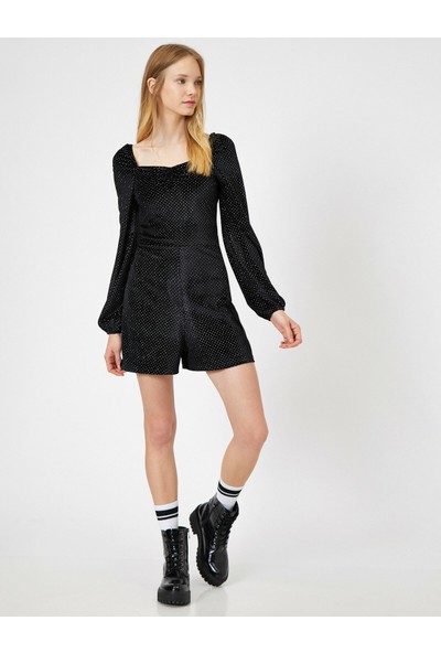 Koton Kadın Puantiyeli Tulum