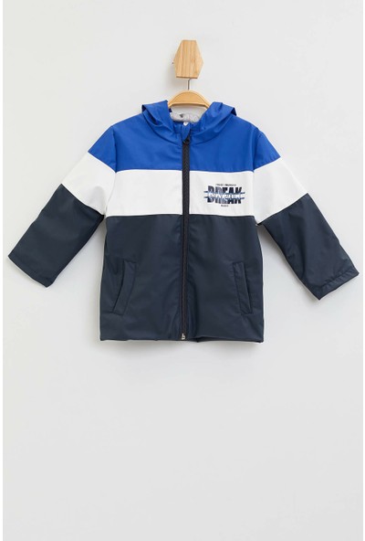 DeFacto Erkek Bebek Kapüşonlu Renk Bloklu Mont N7010A220SP DeFacto Erkek Bebek Kapüşonlu Renk Bloklu Mont N7010A220SP