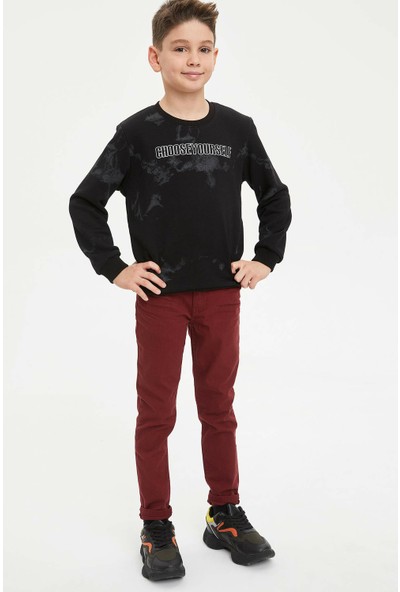Defacto Erkek Çocuk Slim Fit Dokuma Pantolon M4698A620SP