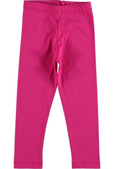 Timi Kids Kız Çocuk Düz Renk Fuşya Tayt