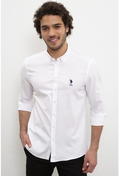 U.S. Polo Assn. Erkek Dokuma Gömlek 50226811-VR013 U.S. Polo Assn. Erkek Dokuma Gömlek 50226811-VR013