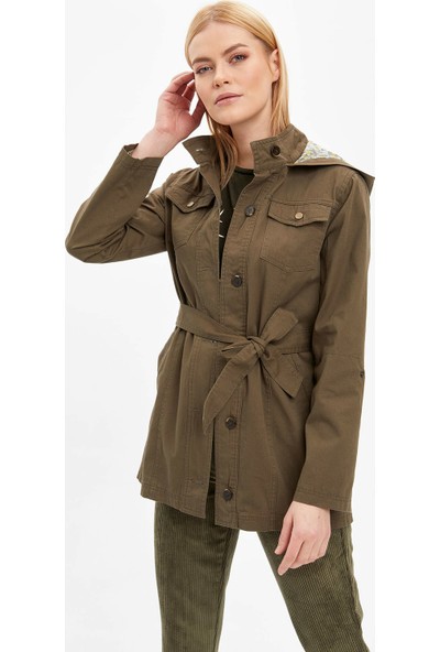 DeFacto Regular Fit Pamuklu İnce Parka M0842AZ20SP DeFacto Regular Fit Pamuklu İnce Parka M0842AZ20SP
