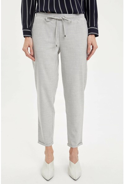 DeFacto Relax Fit Normal Bel Duble Paça Fleto Cepli Pantolon I4363AZ20SP DeFacto Relax Fit Normal Bel Duble Paça Fleto Cepli Pantolon I4363AZ20SP