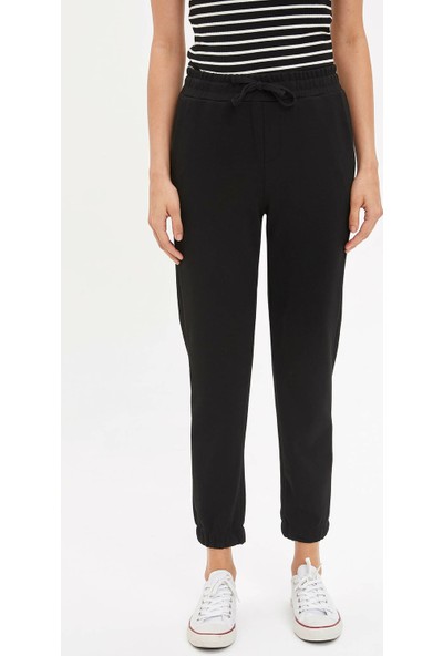 DeFacto Jogger Standart Fit Esnek Paça Baskılı Cepli İnce Kumaş Pantolon N2795AZ20SP