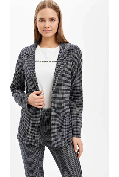 DeFacto Relax Fit Cep Detaylı Blazer Ceket N2205AZ20SP