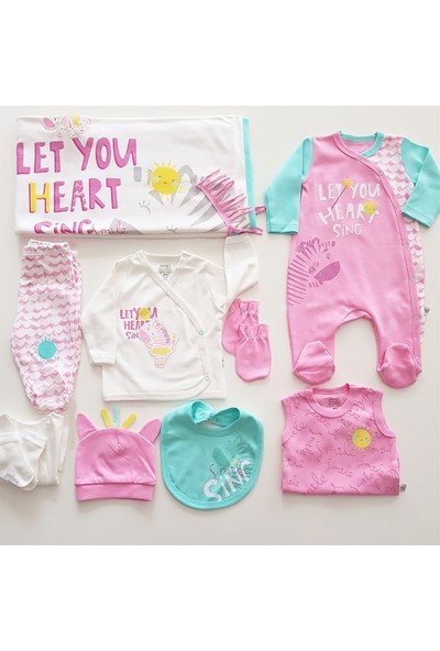 Imaj Bebe Zebra Kız Tulumlu 10 Lu Hastane Çıkışı