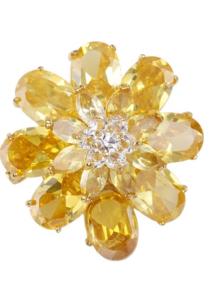 Lavisera Zirkon Broş