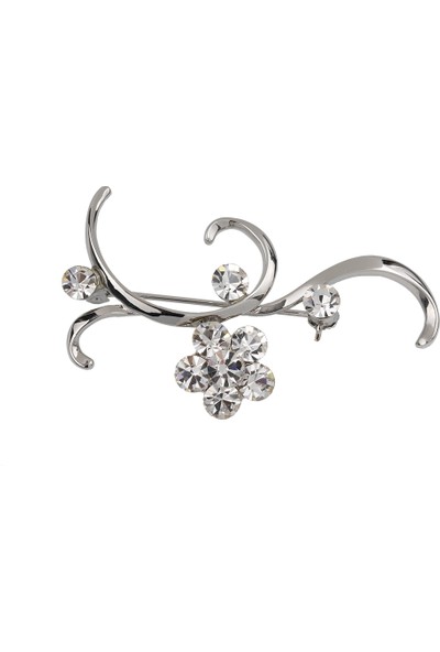 Lavisera Çiçek Broş