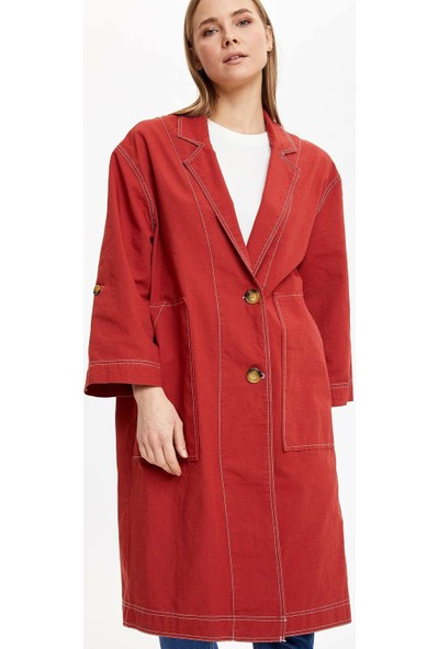 Defacto Cep Detaylı Oversize Trençkot M2934AZ20SP