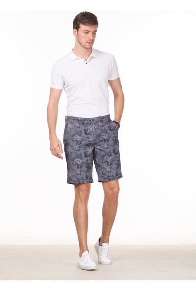 Ramsey Erkek Baskılı Dokuma Bermuda Ramsey Erkek Baskılı Dokuma Bermuda