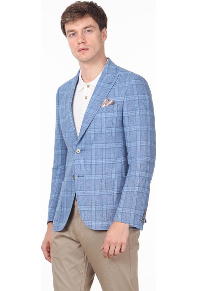 Ramsey Erkek Kareli Dokuma Ceket Ramsey Erkek Kareli Dokuma Ceket