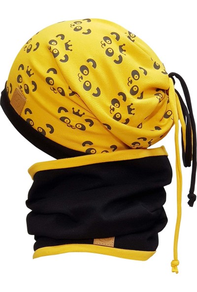 Babygiz Hardal Siyah Renkli Bere Ve Boyunluk