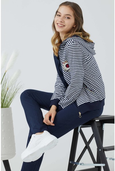 Sementa Kadın Marine 3'lü Eşofman Takımı - Lacivert Sementa Kadın Marine 3'lü Eşofman Takımı - Lacivert