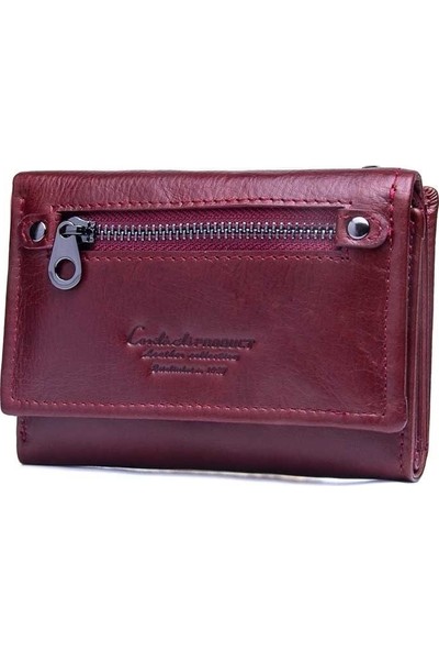 Contacts Shine Serie Gerçek Deri Kadın Cüzdan - Roselle Contacts Shine Serie Gerçek Deri Kadın Cüzdan - Roselle