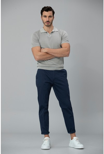 Lufian Erkek Slim Fit Zodyak Spor Chino Pantolon