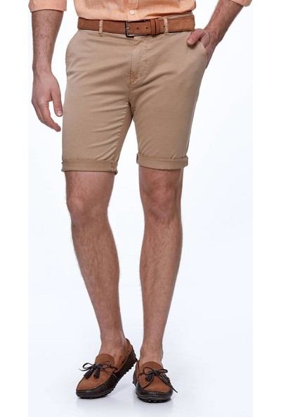 Hemington Erkek Camel Pamuk Şort Hemington Erkek Camel Pamuk Şort
