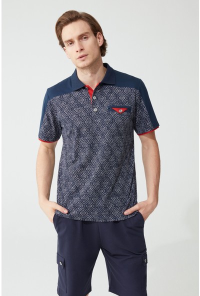 Feyza 3709 Erkek Şortlu Polo Yaka Takım - Lacivert Feyza 3709 Erkek Şortlu Polo Yaka Takım - Lacivert