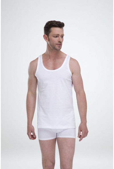 Malabadi Pamuklu Süprem Erkek Atlet Beyaz 6 Adet